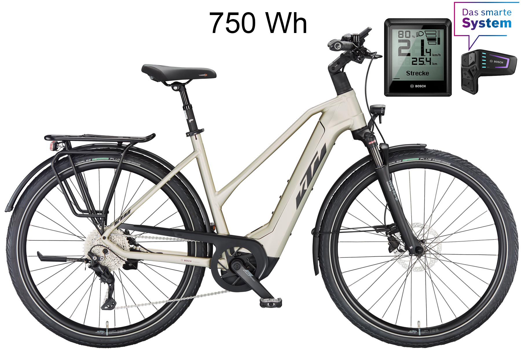 KTM Macina Style 740 Damen (2024) - champagne